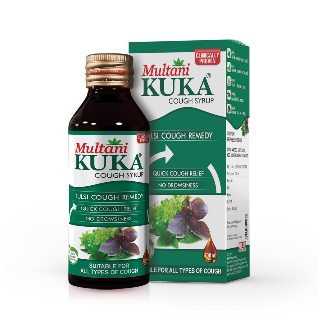 Multani Kuka Cough Syrup | For Sore Throat & Irritating Cough with Tul ...